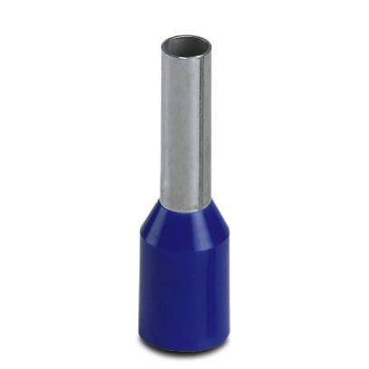 Terminal Eletrico Tubular Simples (Ilhos) PreIsolado 16Mm2 Azul ...
