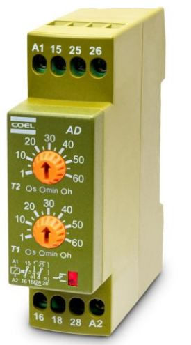 Rele Tempo Ciclico 0,13S/0,13S 220Vca Coel - Dimensional