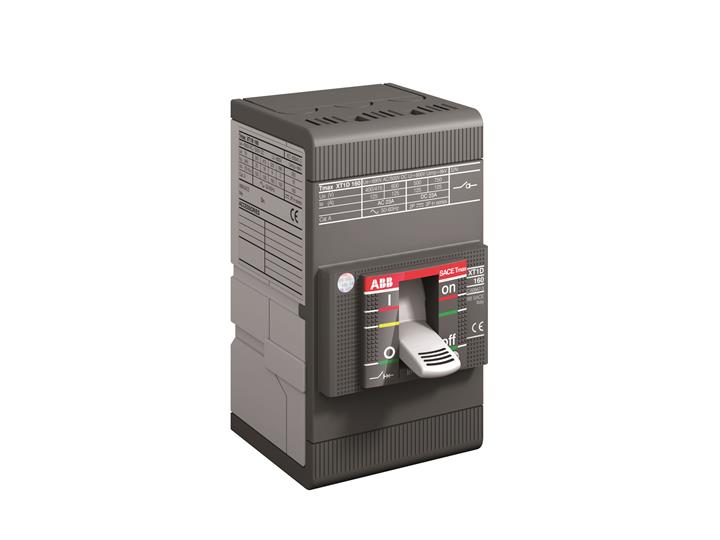 Disjuntor Caixa Moldada Tripolar 380/415V 160A Tmax Xt1D160 FF ABB - Dimensional