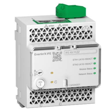 Modulo Interface Modbus 24V 3A Schneider - Dimensional