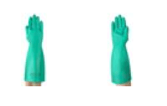 Luva Proteção Química Nitrílica Verde Anti-Derrapante 380 Mm - Tamanho ...