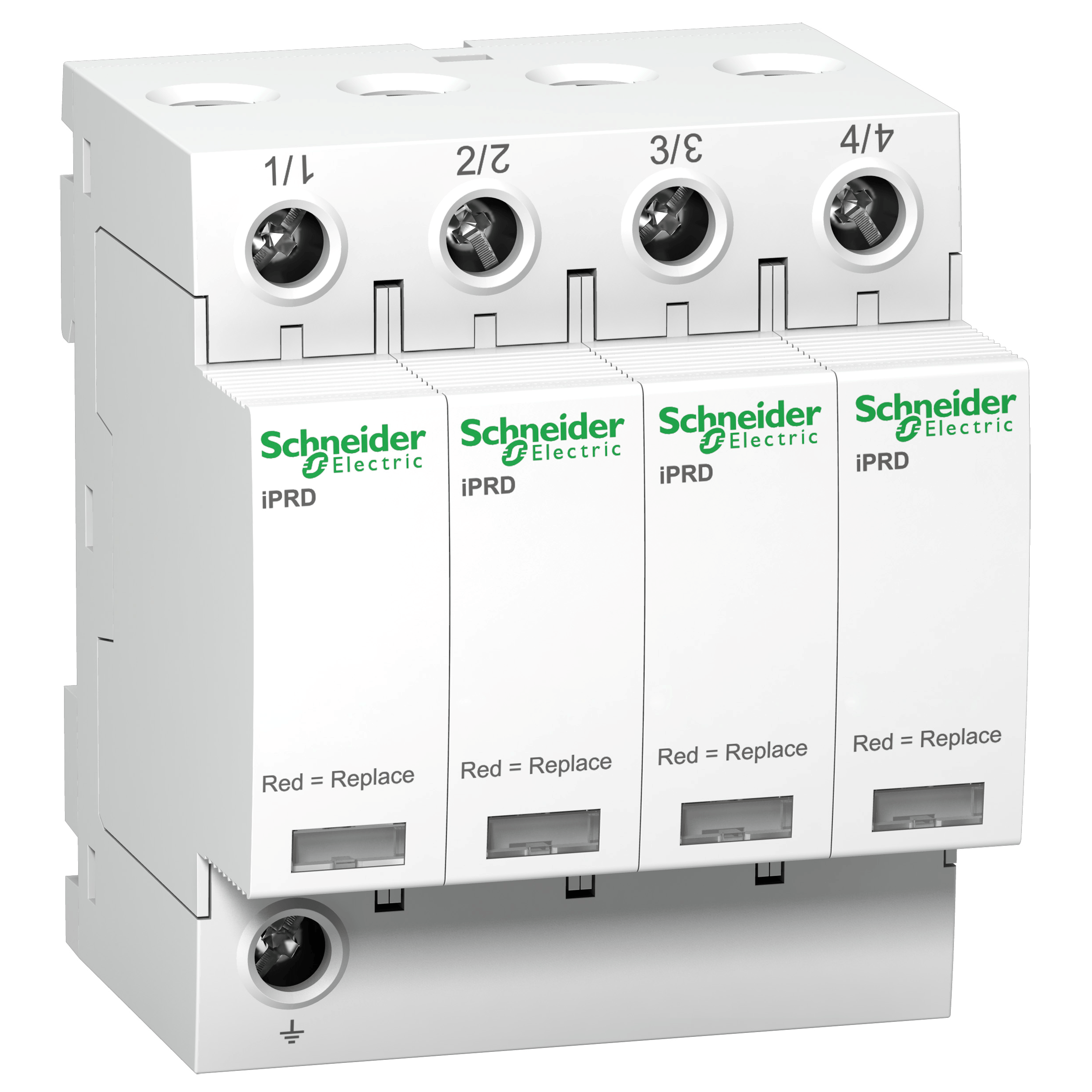 Dps Classe 2 4P 230-400V 460V 20Ka Branco A9L20421 Schneider - Dimensional