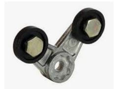 Acionador Fim Curso Alavanca Dupla C/Rol ZCKY71 Schneider - Dimensional