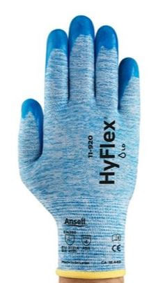 Luva Antistatica Nylon Az Nitr T 7 11920 - Ansell - Dimensional