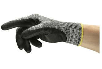 Luva P.Mec Fibra Cz/Pt Pu T 5 Edge 48705 - Ansell - Dimensional