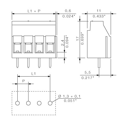 Conector Circuito Impulso Bipolar 500V 32,5A Laranja Estan LL5.0002903 ...