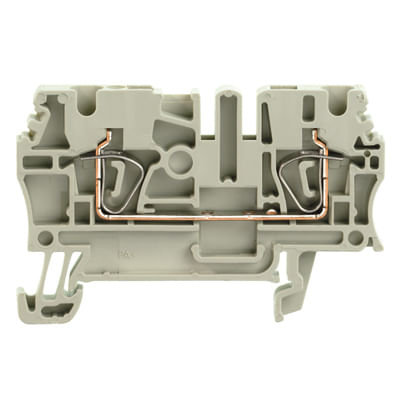 Conector Passagem Pa Cinza Din 39,5Mm 800V 24A 2,5Mm2 Z ZDU2.5GR ...