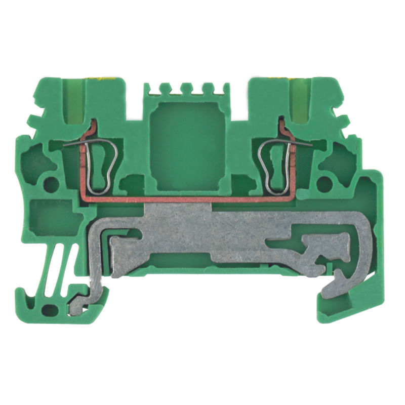 Conector Passagem Terminal Pa Verde E Amarelo 500V 1,5Mm2 ZPE1.5 ...