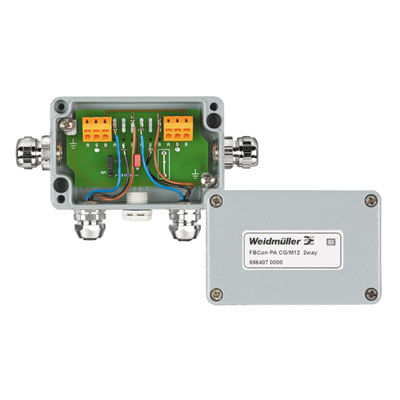 Distribuidor Profibus Fbcon Pa Cg/M12 2Way 8564070000 Weidmuller ...