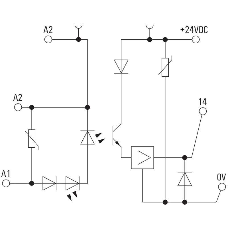 Relé Estado Sólido 12-28Vcc 50Ma 30V 1Na MOS1228VDC100KHZ Weidmuller ...
