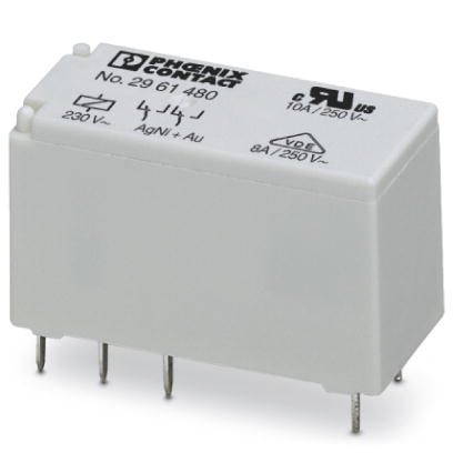 Rele Potencia Plug-In 15A 230V 2Rev RELMR230AC2121AU - Phoenix Contact ...
