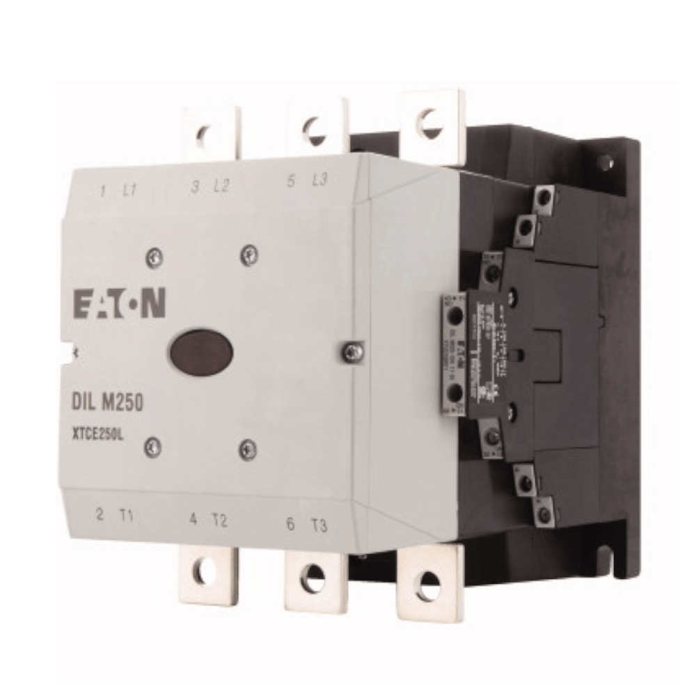 Contator Tripolar 250A 250VCA 2NA+2NF DILM25022 208201 Eaton - Dimensional