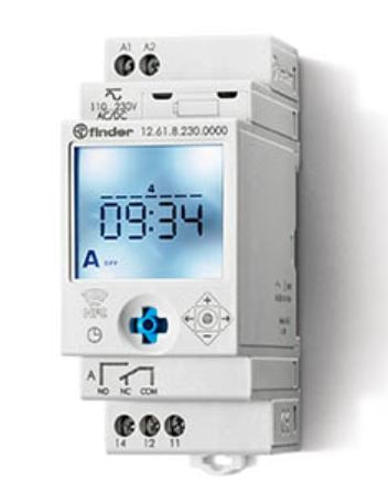 Programador Hora Dig Semanal 1Min 24Vca/Vcc 126100240000 - Finder ...