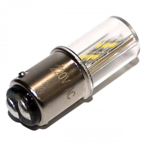 Lâmpada Sinalização LED Branca Ba15S 220Vca 10W S15L52W Metaltex ...