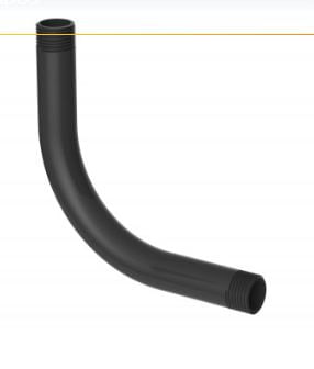 Curva Eletrod 90Gr Rl Pvc Pt Bsp 3/4 " 33051891 - Tigre - Dimensional