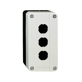 Botoeira de Comando Vazia Cinza 3 Furos 22MM para Botão Modular XALD03 ...