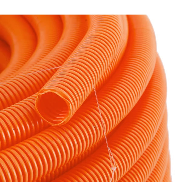 Eletroduto Flexível Não Metálico Conduite Corrugado PVC Laranja 1 ...