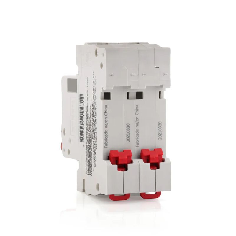 Disjuntor Mini Bipolar 4A 230/400V Curva C 6KA SDZD62C04 | Dimensional - Dimensional