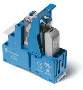 Rele Interface 125Vcc 10A 3Rev 583391250050 - Finder - Dimensional