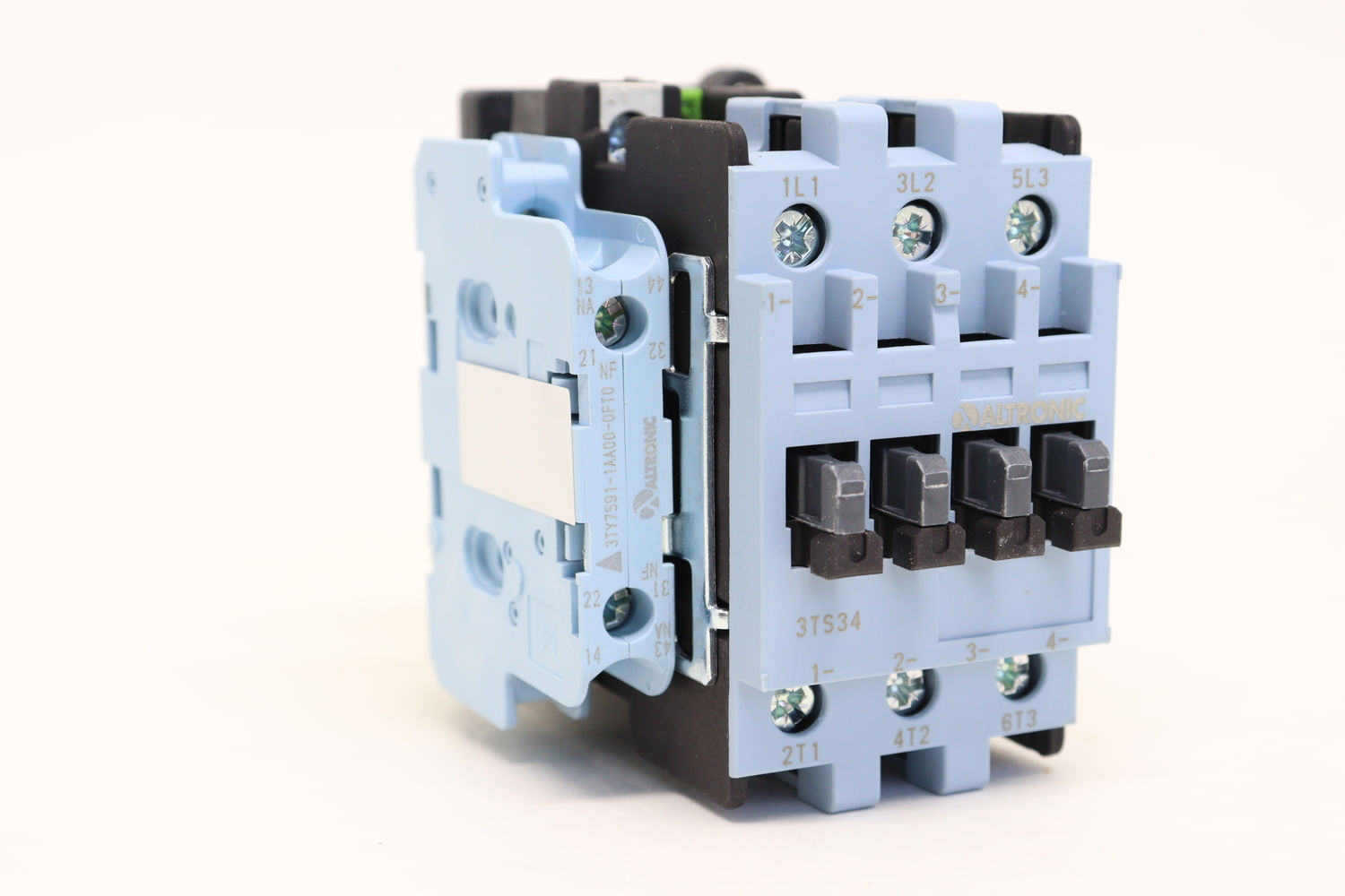 Contator Tripolar 32A 220VCA 60Hz 1NA+1NF 43Ts3422 Altronic - Dimensional