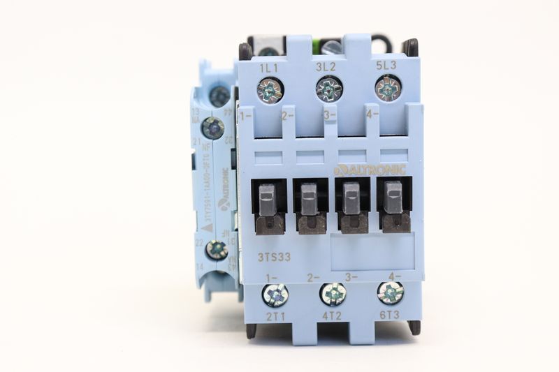 Contator Tripolar 25A 220VCA 60Hz 1NA+1NF 43Ts3322 Altronic - Dimensional