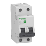 Disjuntor Mini Bipolar 10a 400VCA C 3KA EZ9F33210 Schneider - Dimensional