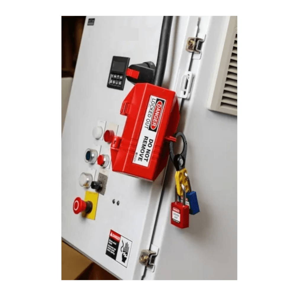 Bloqueio Plugue Elétrico Vermelho 80x170mm 220/550v - 65675 - BRADY ...