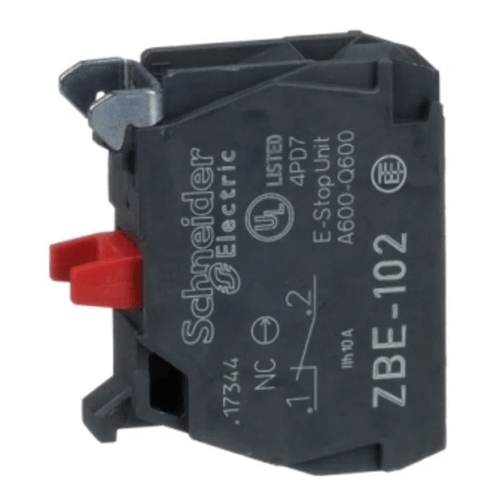 Bloco Contato 600 V 1 Nf Terminal De Fixação De Parafuso Zbe102 ZBE102 ...
