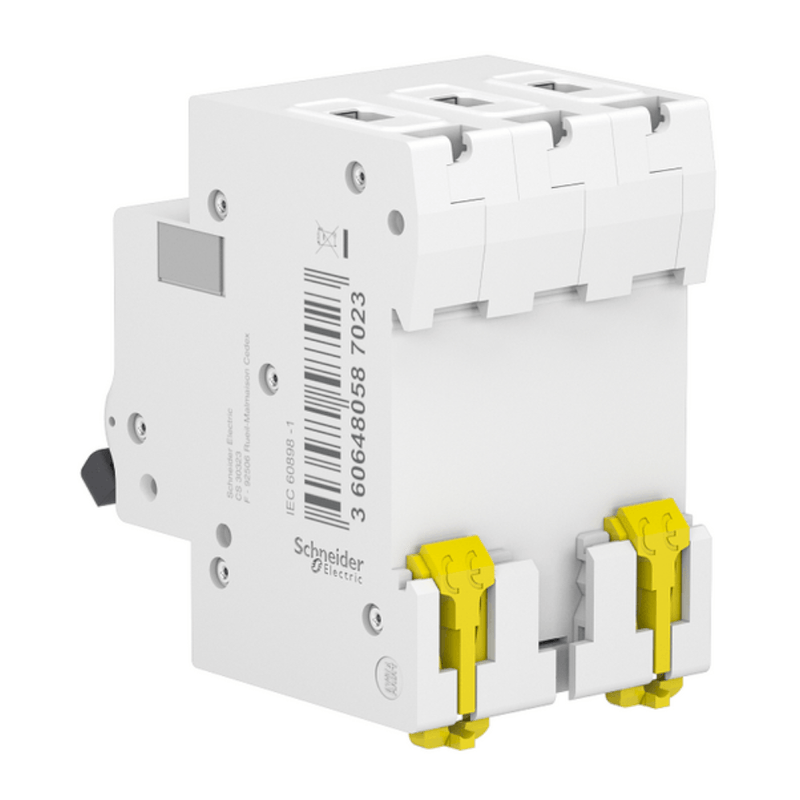 Disjuntor Termomagnético Easy9 Tripolar 80A Curva C 3KA 400V EZ9F33380 Schneider - Dimensional