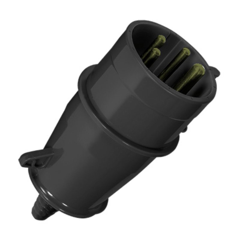 Plugue Industrial Macho Pa 3 Polos + Terra 63A 690V Preto N4575 ...