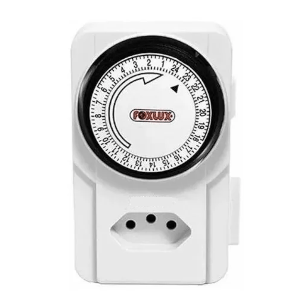 Programador de Horário Analógico 110-220v FOXLUX - Dimensional