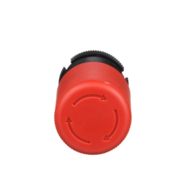 Frontal Botão Comando Cogumelo 30 Mm Vermelho 22 Mm Za2bs834 ZA2BS834 ...