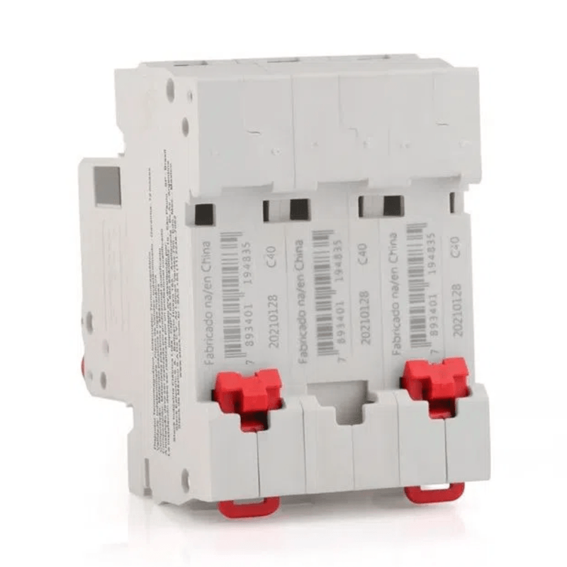 Disjuntor Mini Tripolar 63A 3KA 230/400VCA Curva C SDD63C63 | Dimensional - Dimensional