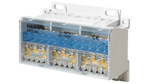 Bloco Distrib Barra 4P 125A 690V 5ST2502 - Siemens - Dimensional