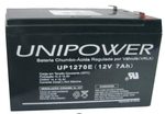 Bateria Estacionaria 7Ah 12V Vrla UP1270E - Unipower - Dimensional