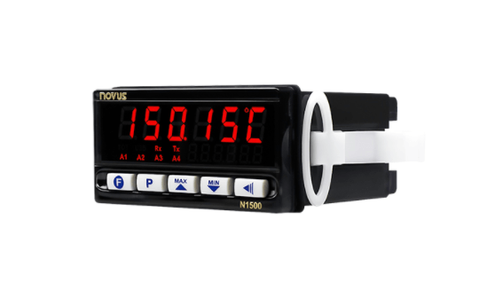 Indicador Digital Universal Painel 5 Digitos 24V 4-20MA Com 4 Reles+Rt ...