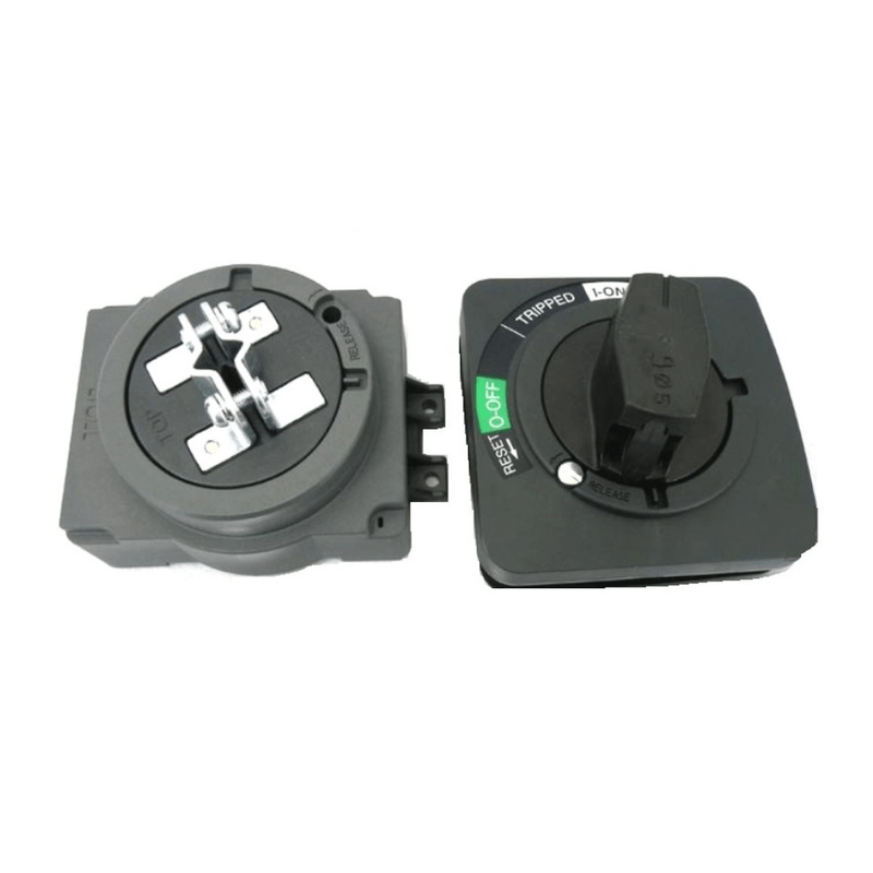 Acessório Manopla Rotativa Prolongada Preta Preta Disjuntor Ezc100 ...