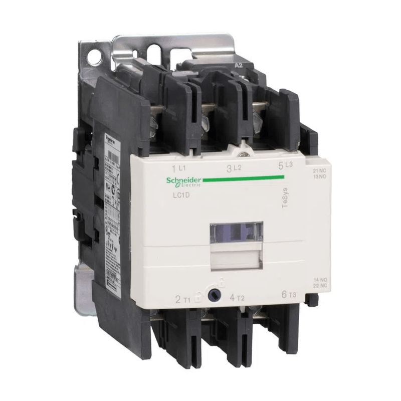 Contator Tripolar 80A 1NA+1NF 220VCA LC1D80M7 Schneider - Dimensional