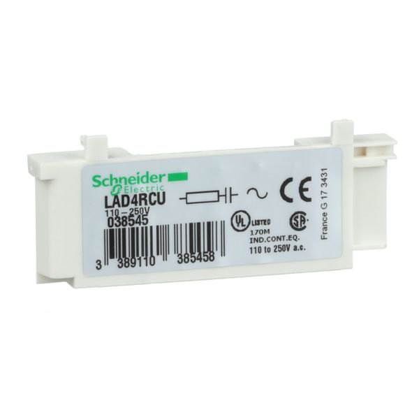 Acessório Módulo Antiparasita Lc1e80-95 Lad4 Schneider - Dimensional