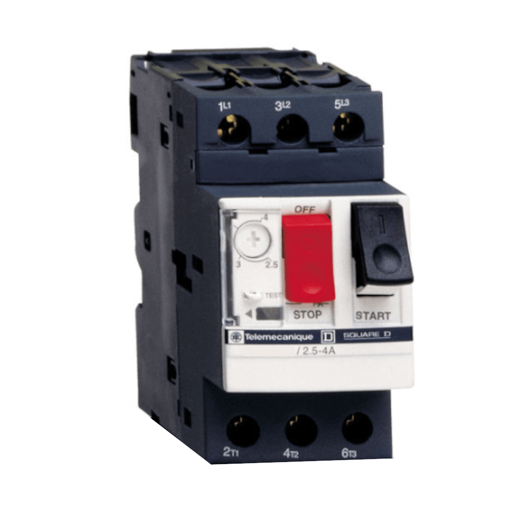 Disjuntor Motor Tripolar 17-23A 15KA GV2ME21 Schneider - Dimensional