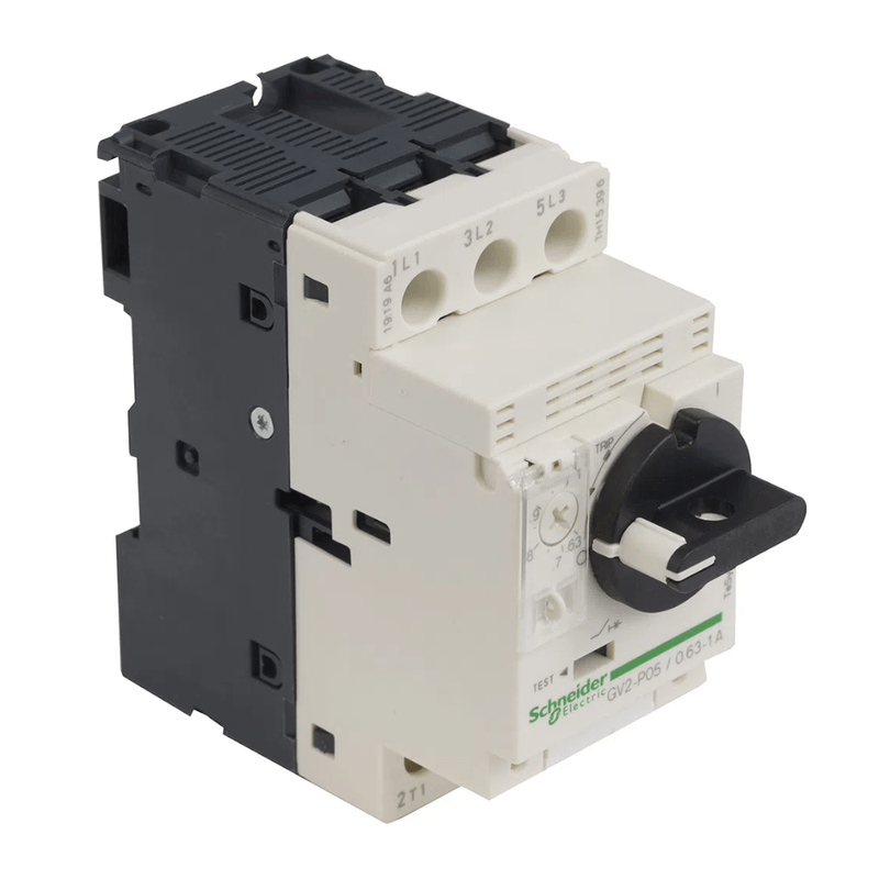 Disjuntor Motor Tripolar 1723A 50KA GV2P21 Schneider - Dimensional