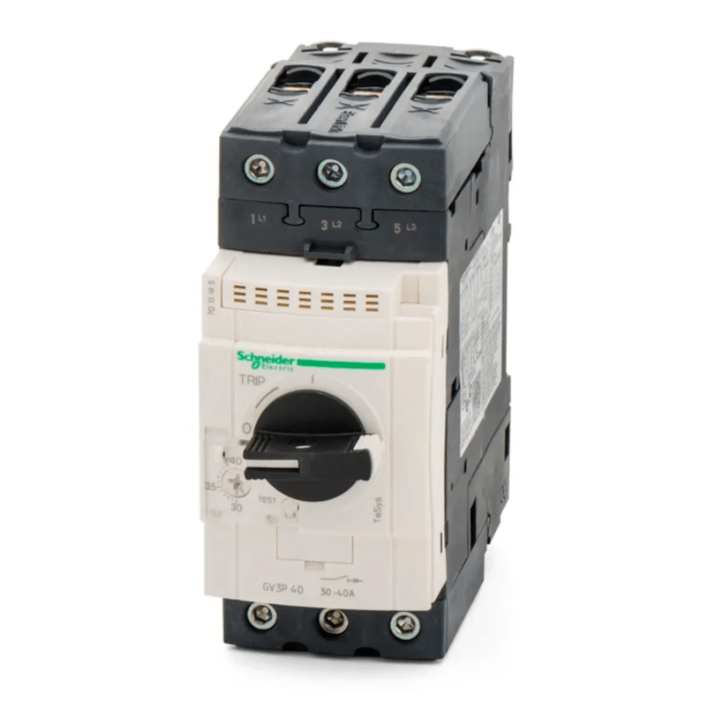 Disjuntor Motor Tripolar 65a 50KA GV3L65 Schneider - Dimensional