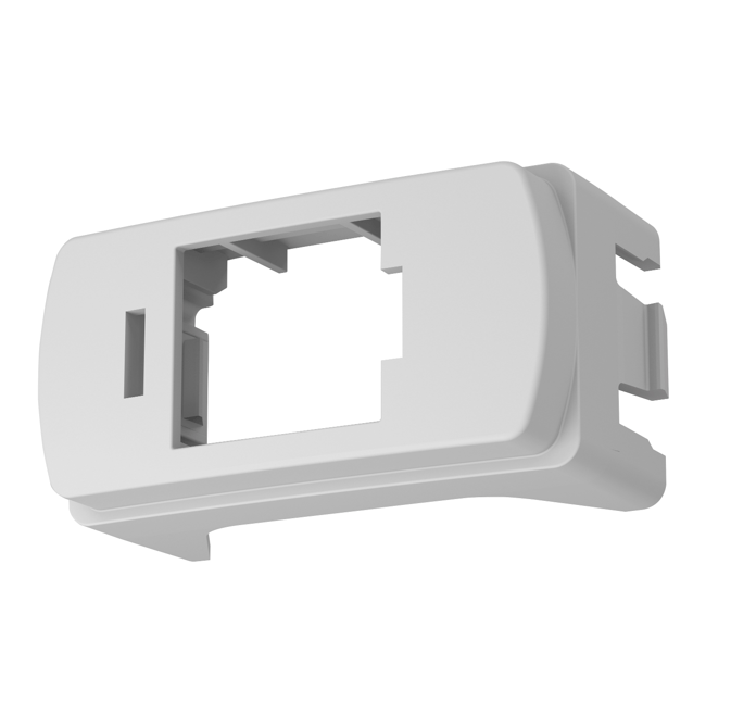 Módulo adaptador RJ45 Keystone, Miluz, - Schneider - Dimensional