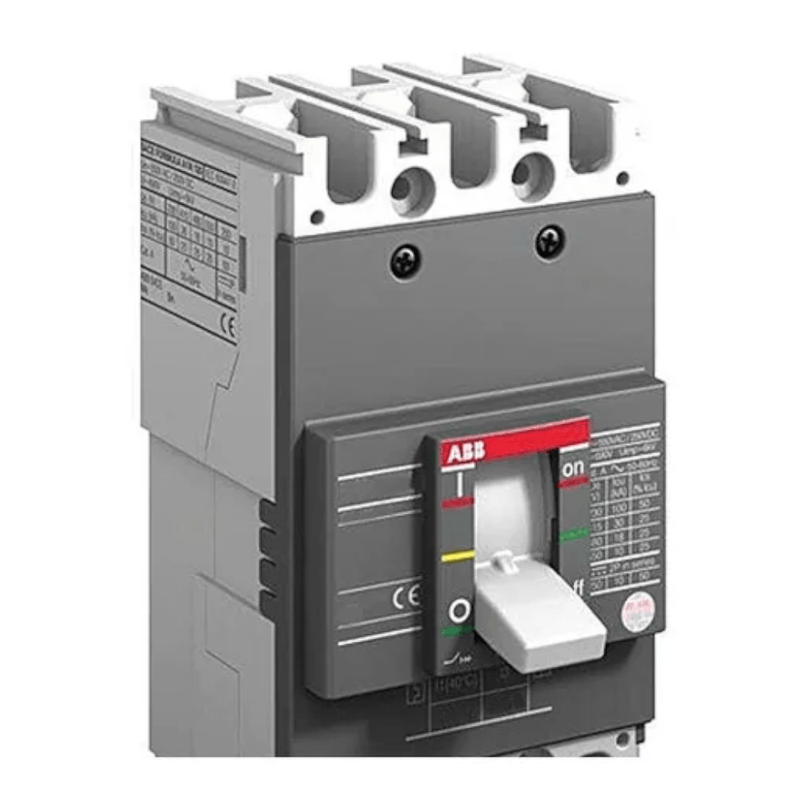 Disjuntor Caixa Moldada Tripolar Fixa Térmico E Magnético Fixos 380/415vca 100a 10KA ...