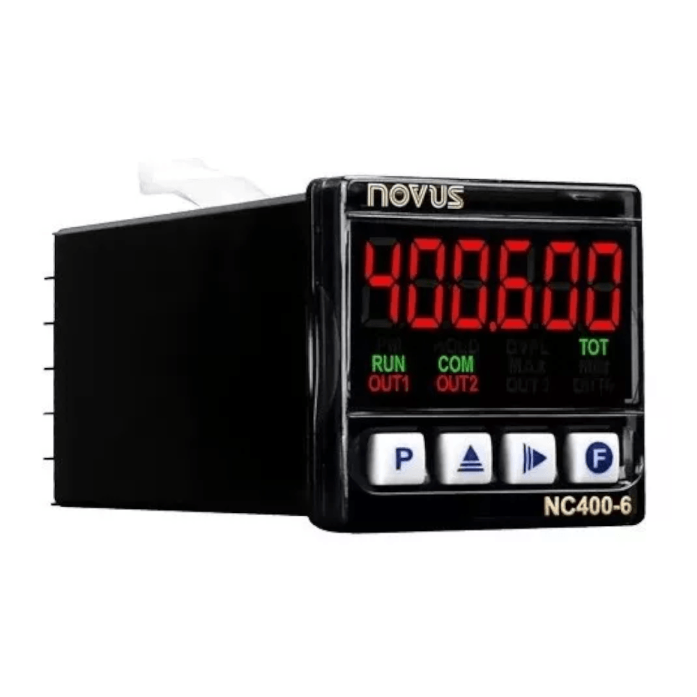 Contador 6Digital 100-240Vca/Vcc 8040019080 Novus - Dimensional