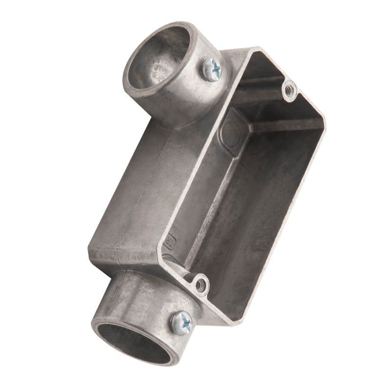 Condulete Alumínio LR 1/2 Sem Rosca Cinza Sem Tampa LRSR101 Wetzel ...