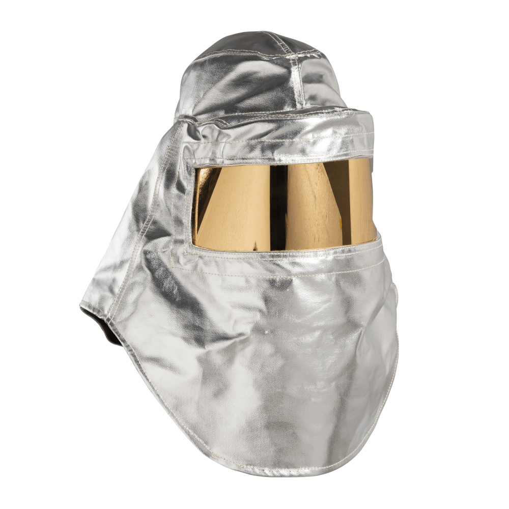 Capuz Proteção Térmica Lona Com Visor Ouro 10036TGA JGB - Dimensional