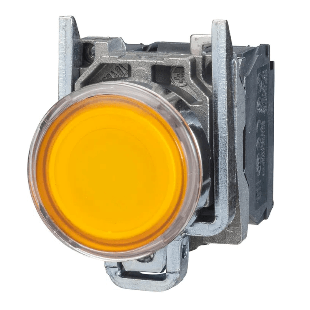 Sinalizador Modular Metálico Amarela 22mm 230/240VCA XB4BVM5 Schneider ...