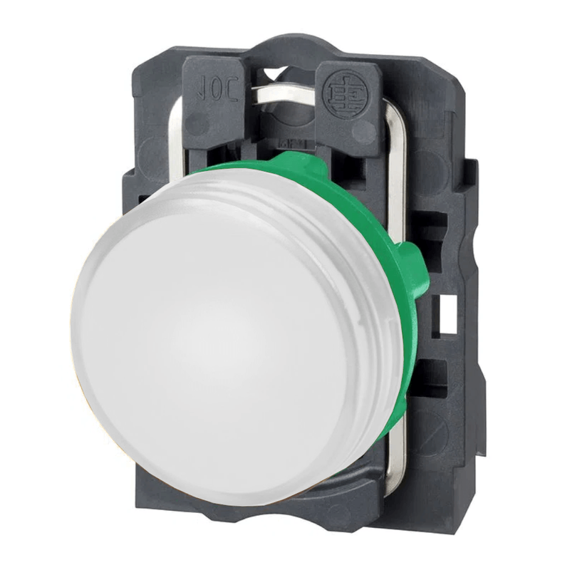 Sinalizador Modular Plástico Branco 22mm 24VCA XB5AVB1 Schneider ...