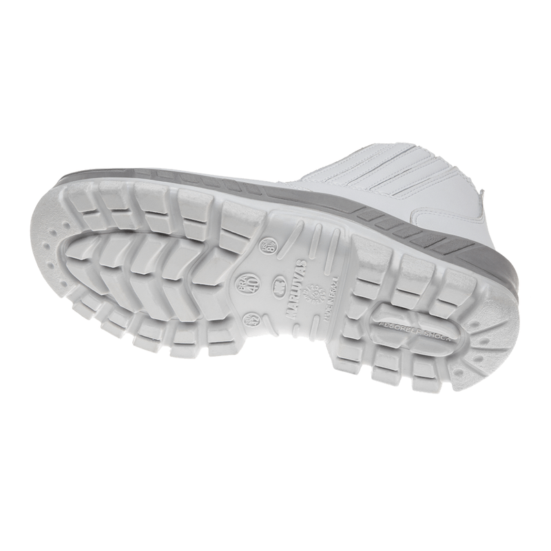 Bota Microfibra Elástico Bidensidade Bico De Aço Branca Tamanho 43 ...